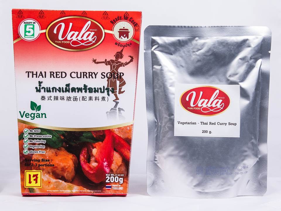 Thai Red Curry Soup 200 g. - Vala Thai Food